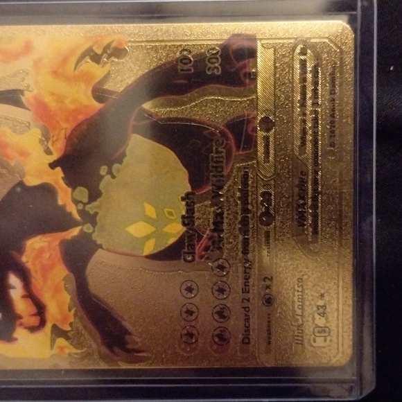 Pokemon | Toys | Pokemoncharizard Golden Vmax43 Ultra Rare Holographic ...